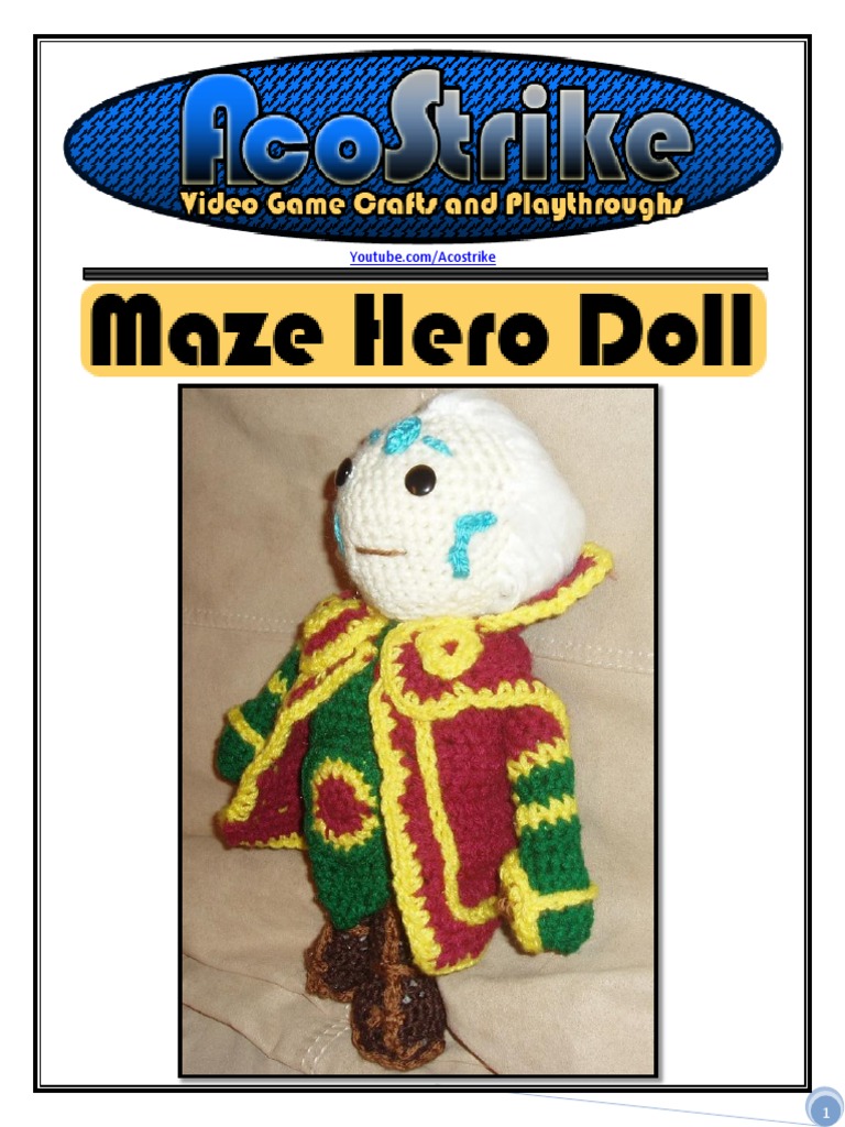 Maze Doll | PDF | Crochet | Yarn