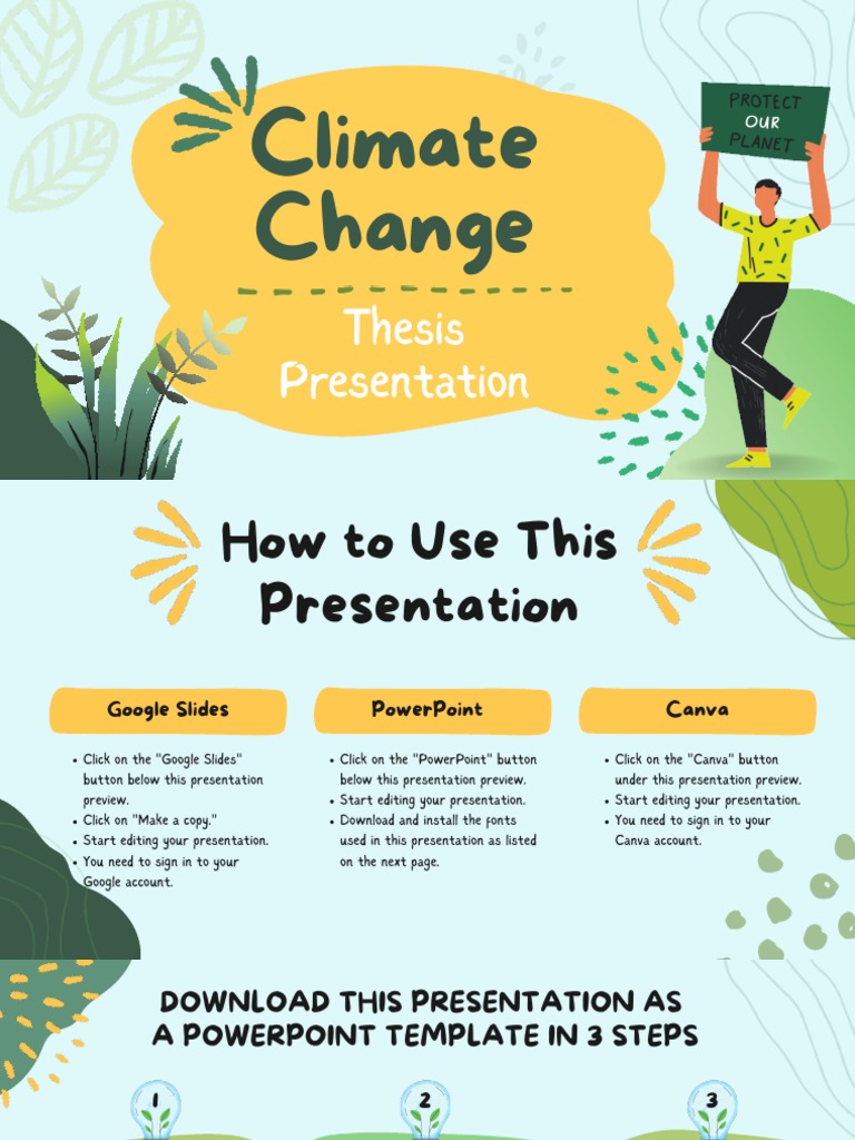 Climate Change: Thesis Presentation | PDF | Microsoft Power Point ...