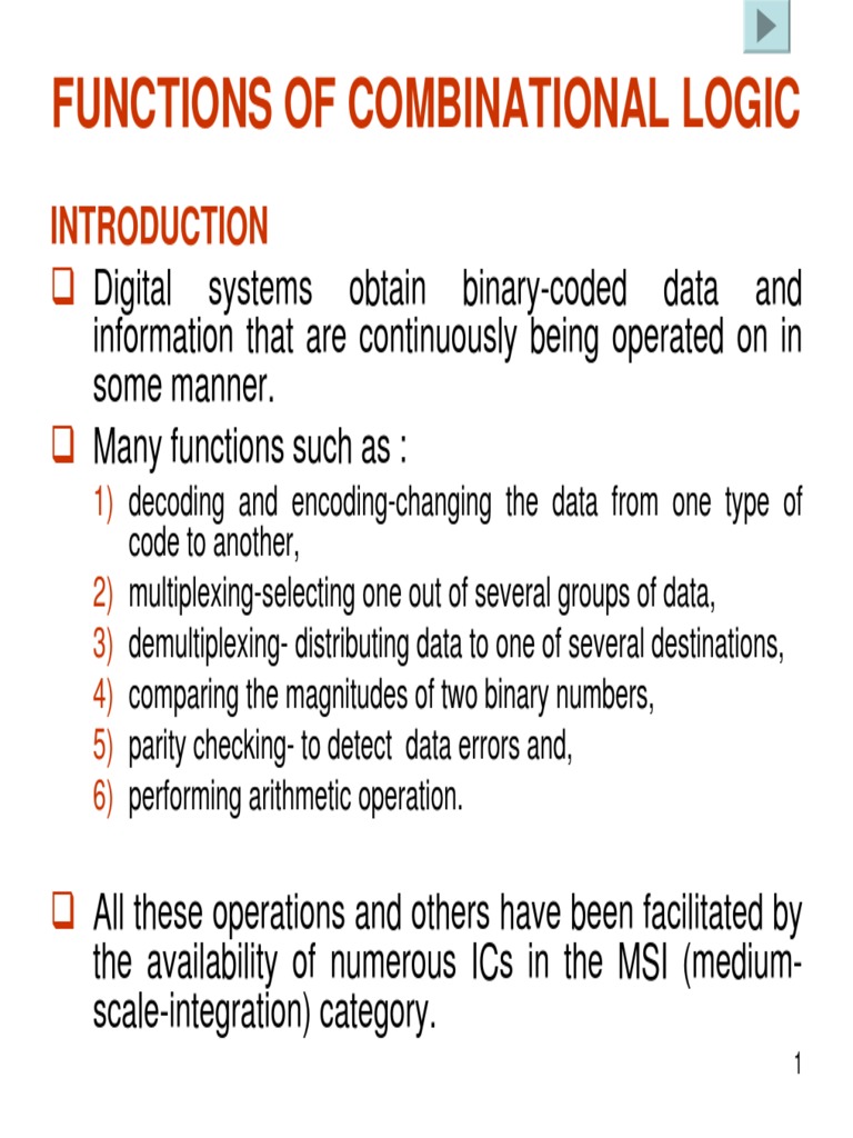 Functions of Combinational Logic Decoders | PDF | Computer Engineering | Computer Science