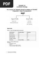 TCS NQT Complete Preparation Sheet | PDF | Logic | Reason
