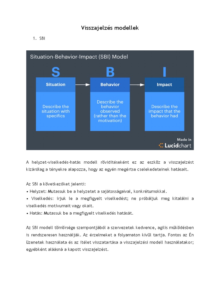 Visszajelzés Modellek | PDF