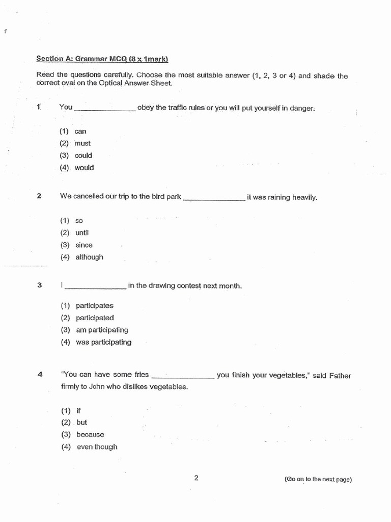 P4 English Week4A | PDF