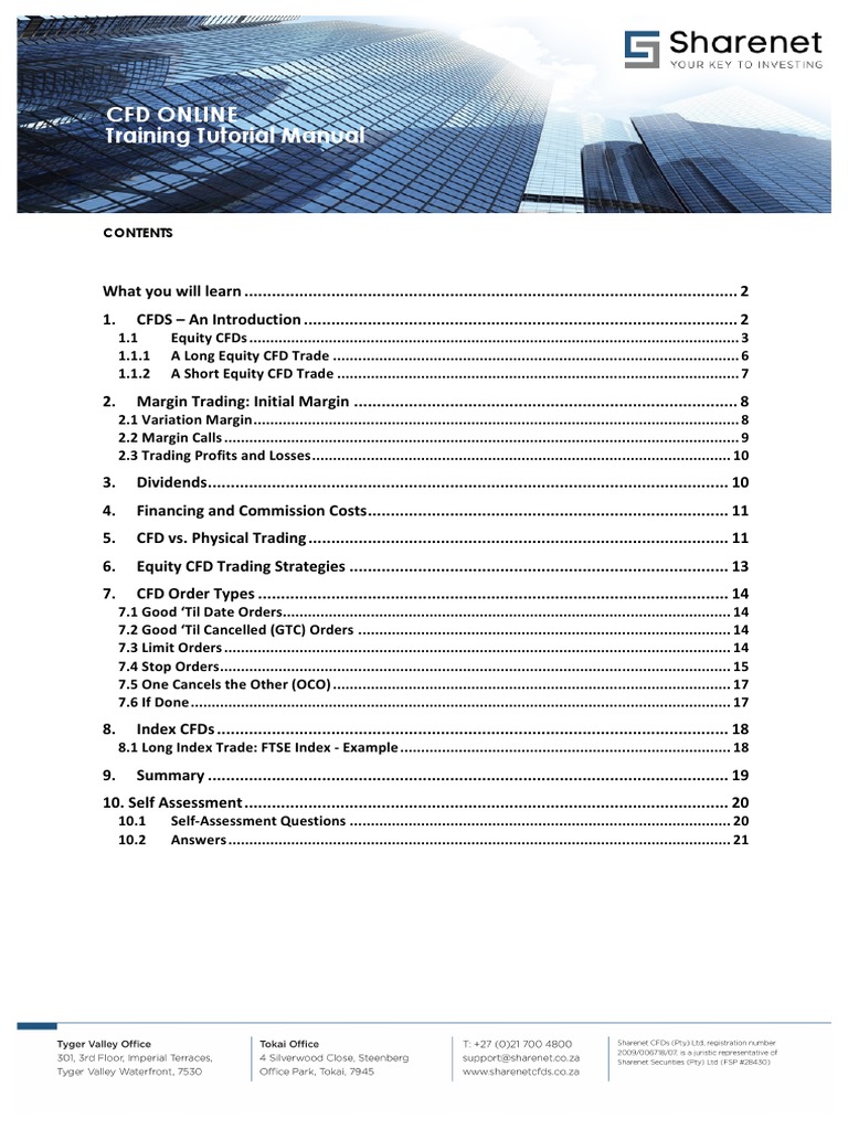 CFD Trading Strategies for Beginners | PDF