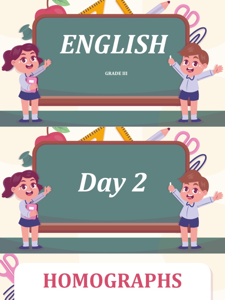 ENGLISH GRADE 3 Homographs Hyponyms Hypernyms | Download Free PDF | Foods