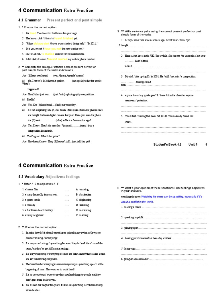 Mosaic TRD3 Extrapractice U4 | PDF