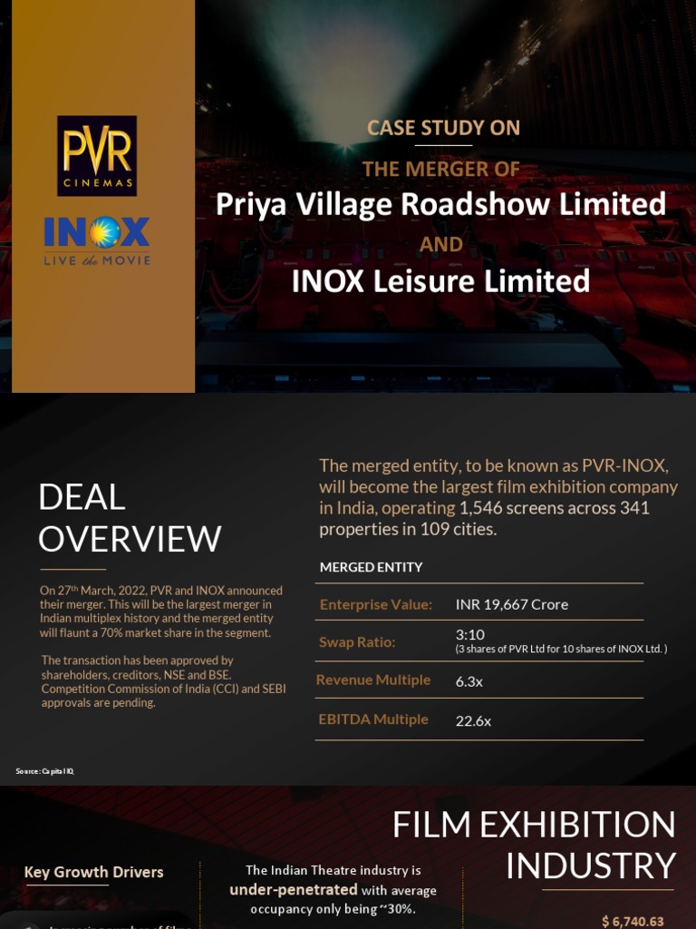 PVR INOX Merger | PDF | Mergers And Acquisitions | Movie Theater