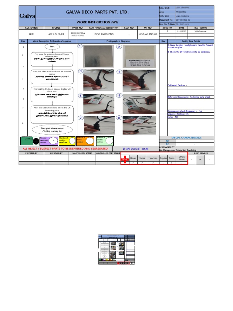 Galva: Galva Deco Parts Pvt. LTD | PDF | Calibration