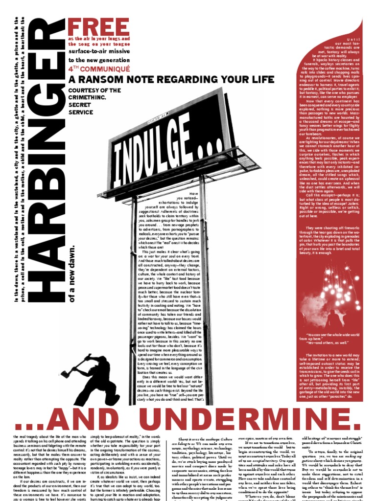A Ransom Note Regarding Your Life: ... and Undermine | PDF