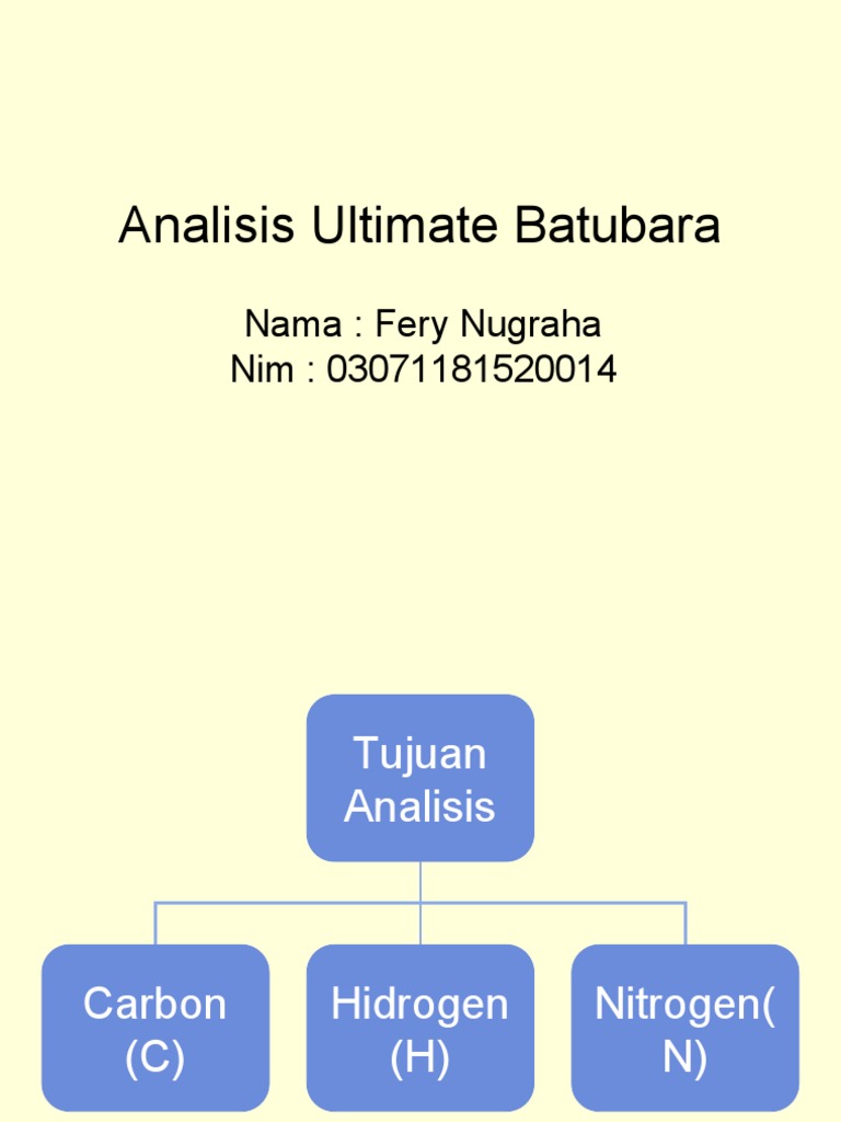 Analisis Ultimate Batubara | PDF