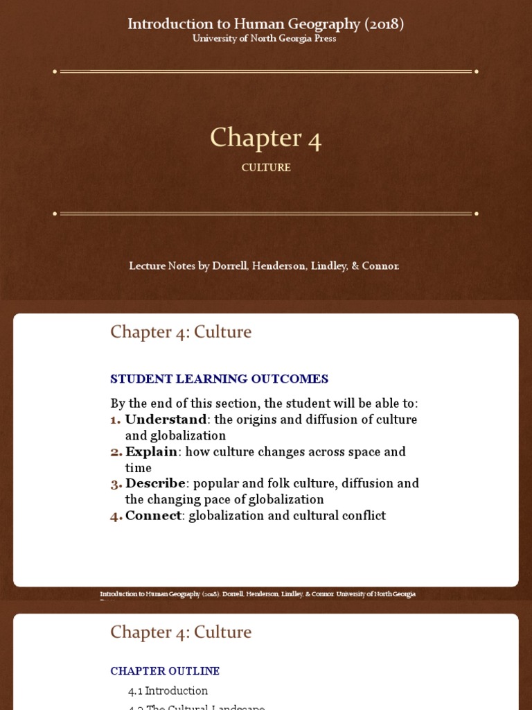 Introduction To Human Geography (2018) : University of North Georgia ...