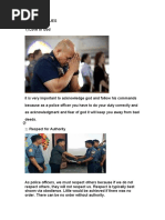 PNP Creed and Core Values | PDF | Police | Integrity
