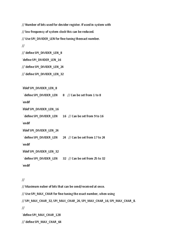 Spi Protocol Verilog Code Explanation Pdf Electrical Engineering Computer Engineering