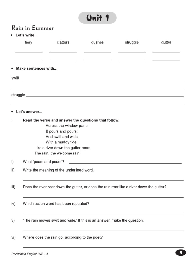 Eng 04 Unit 01 | PDF
