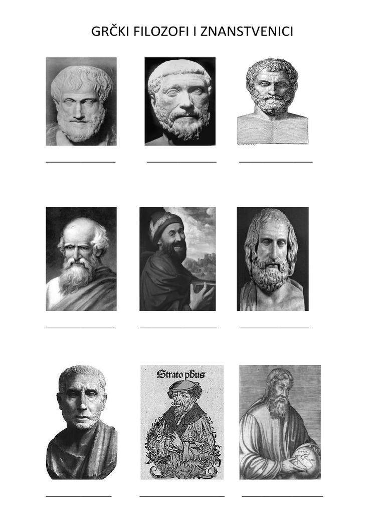 Grčki Filozofi I Znanstvenici | PDF