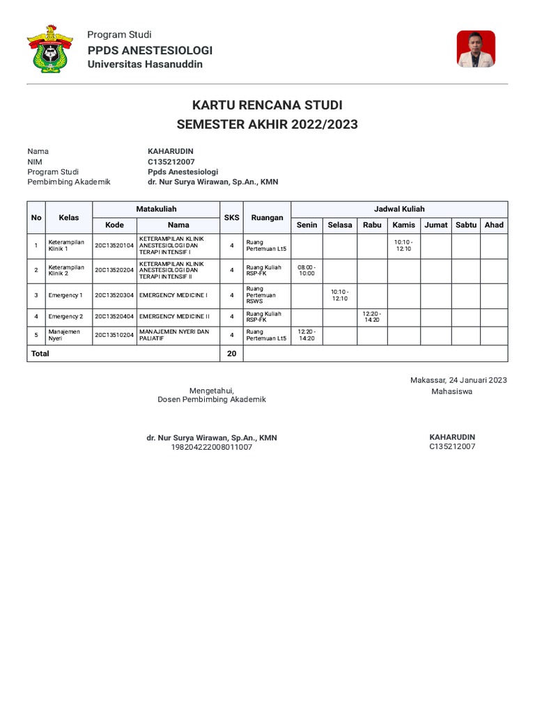KRS - Portal Akademik | PDF