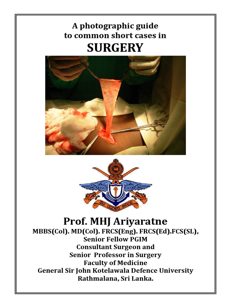 Short Cases in Surgery: A Guide | PDF | Clinical Medicine | Medical ...