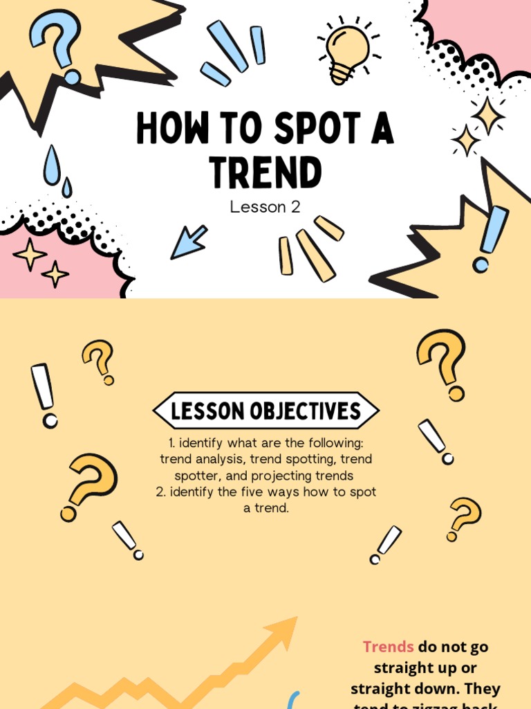 Lesson 2. TNCT. How To Spot A Trend | PDF | Cognitive Science | Cognition