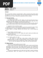 Anansi-Alistair Campbell-Characters | PDF