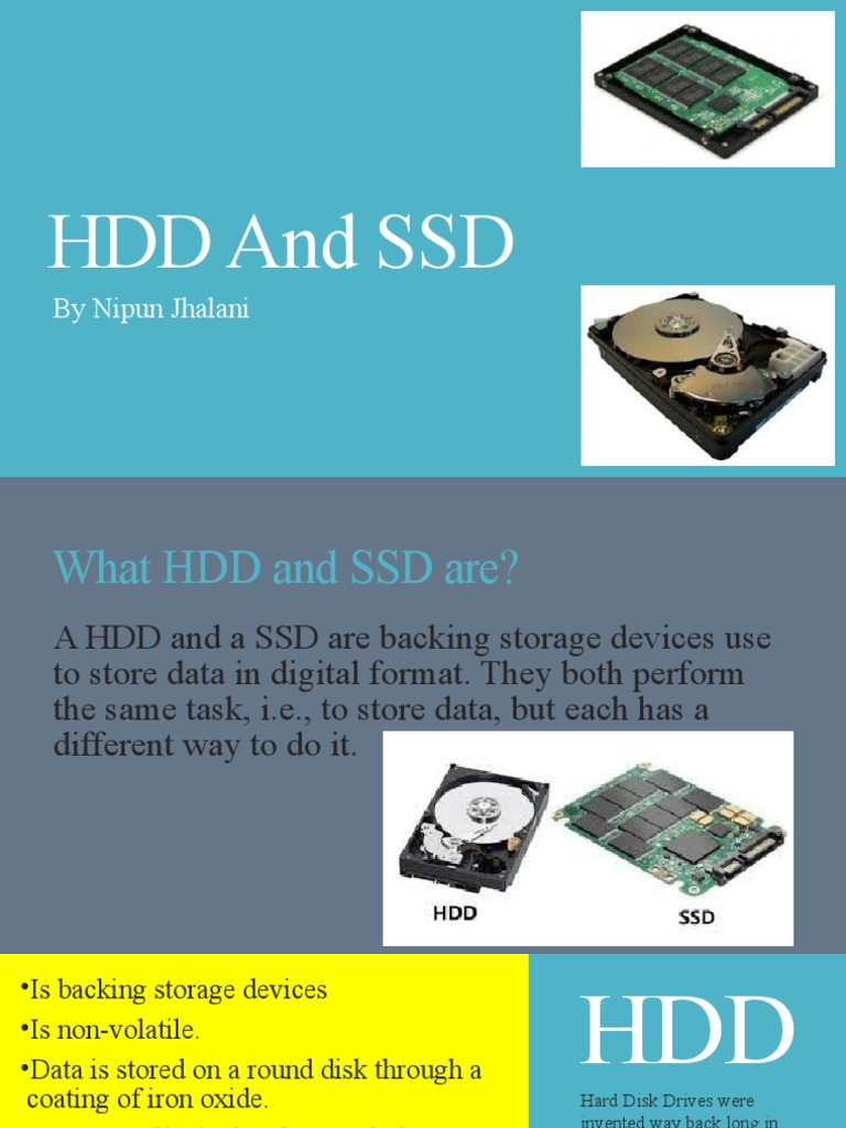 HDD and SSD - Comparative Study For IGCSE | PDF | Hard Disk Drive | Solid State Drive