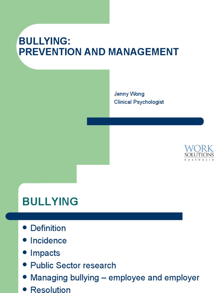 Bullying Seminar Revised | PDF | Workplace Bullying | Bullying Bullying Seminar Revised | PDF | Workplace Bullying | Bullying