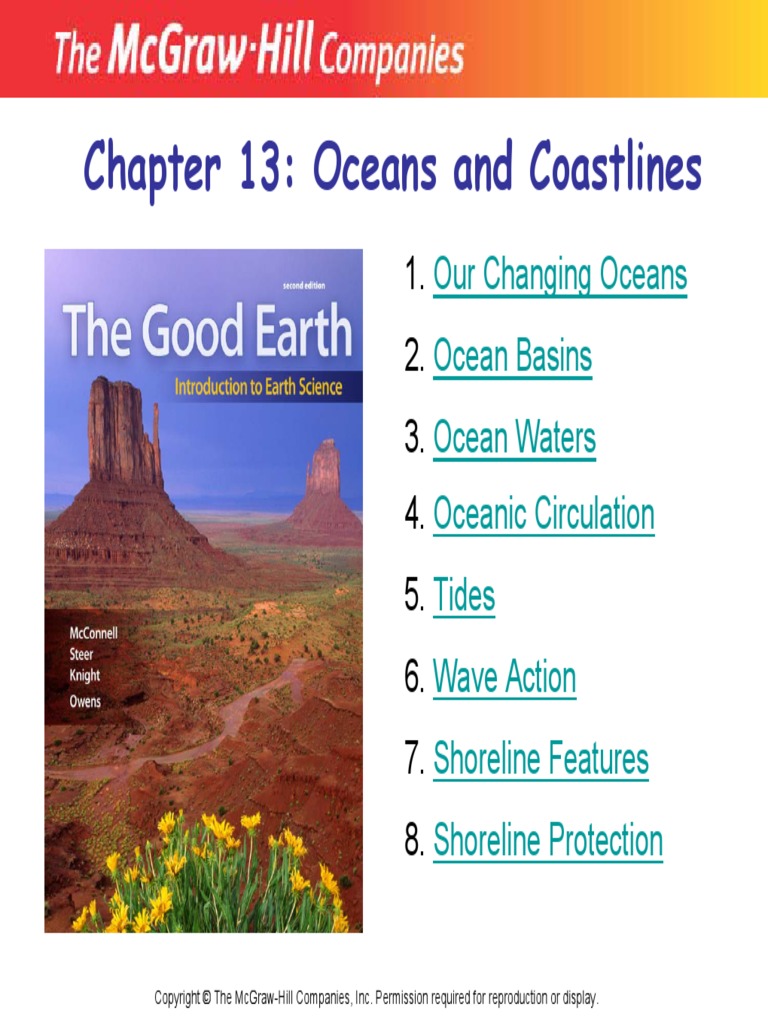 Chapter 13: Oceans and Coastlines | PDF | Oceans | Tide