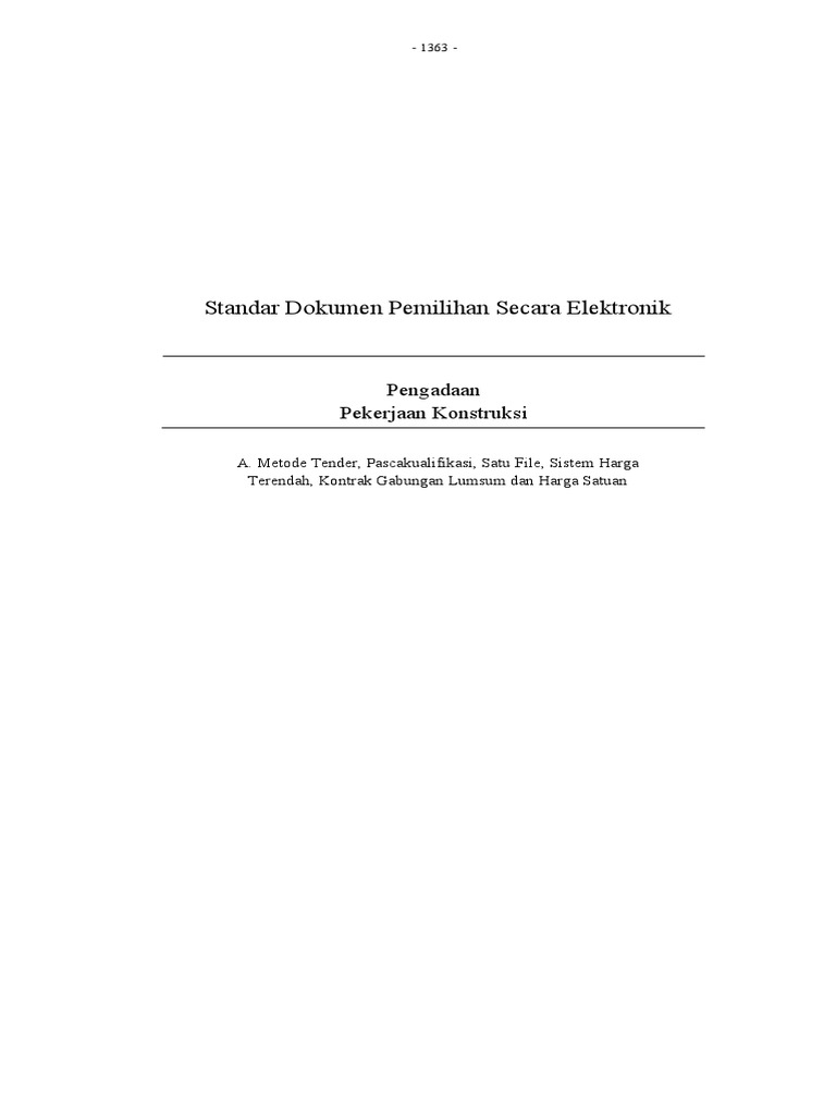 SDP Kualifikasi Menengah Sistem Gugur | PDF