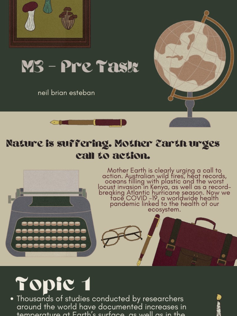 M3 Pre Task | PDF | Greenhouse Gas | Climate Change