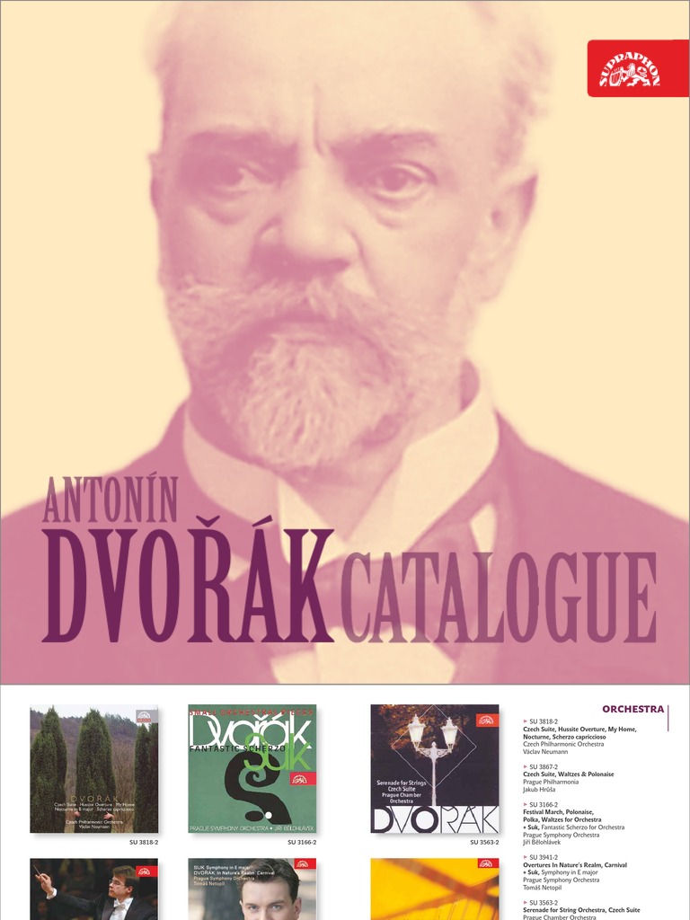 Antonin Dvorak Catalogue | PDF | Orchestras | Concerto