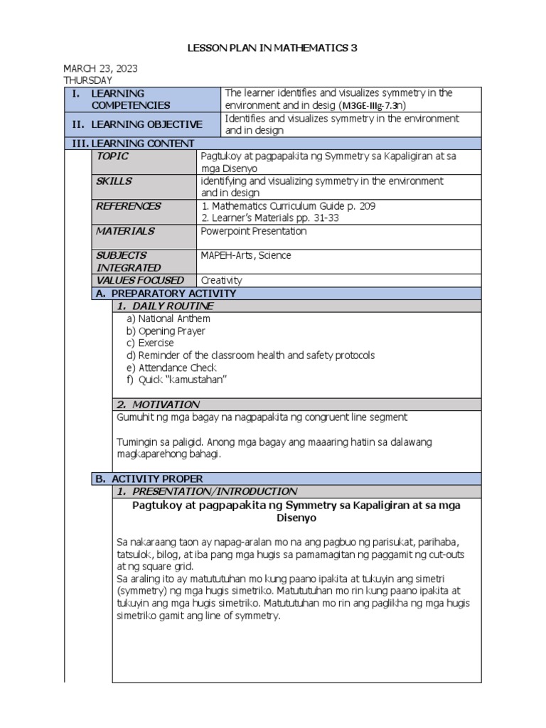 Dlp-Math-Q3, Week 6 Day 5 | PDF