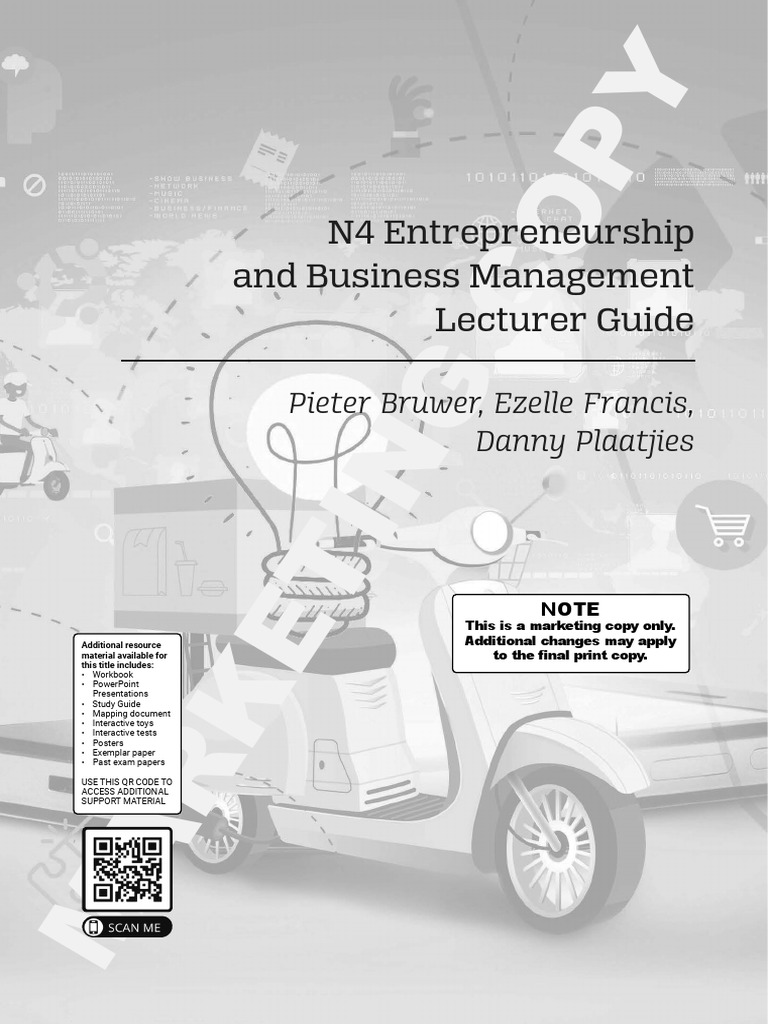N4 Entrepreneurship and Business Management Lecturer Guide | PDF ...