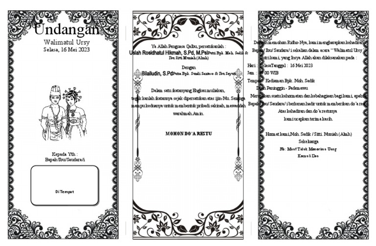 Undangan Akad Nikah | PDF