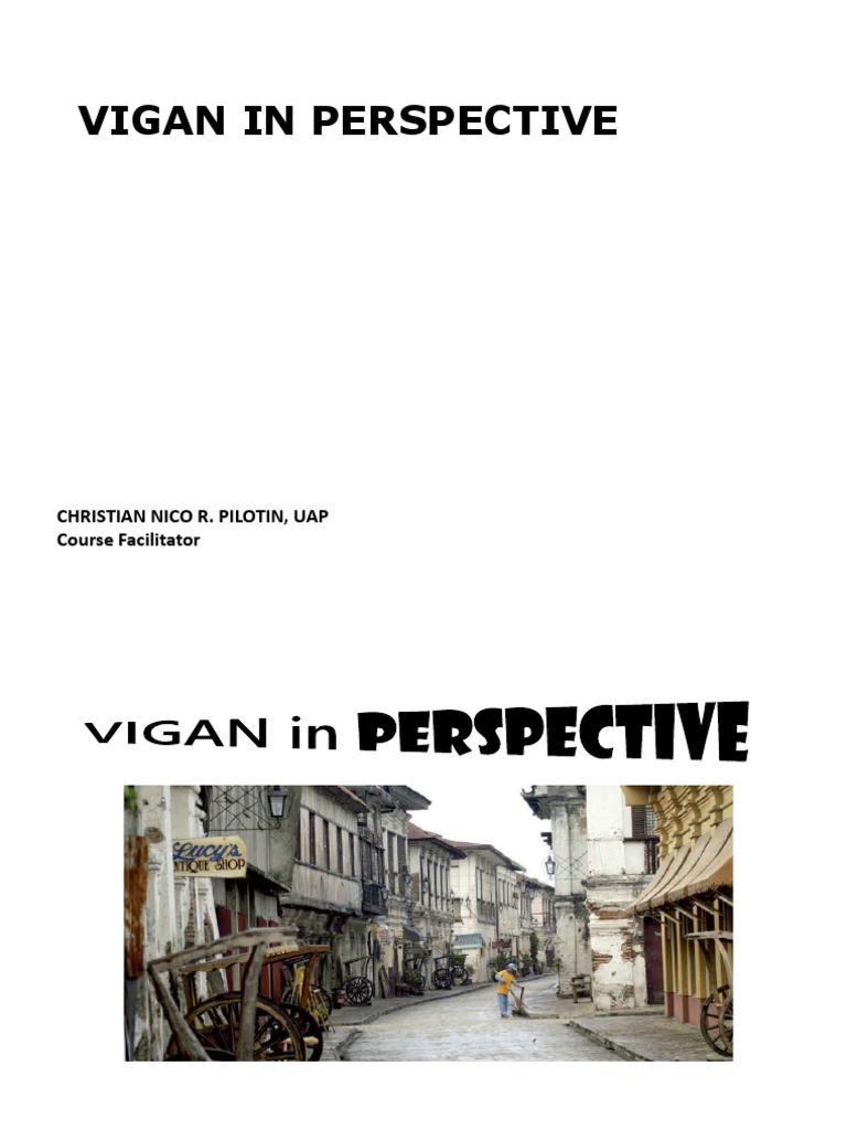 Presentation 7 VIGAN IN PERSPECTIVE | PDF