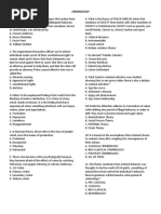 Crim 5 Q A | PDF | Juvenile Delinquency | Crime & Violence