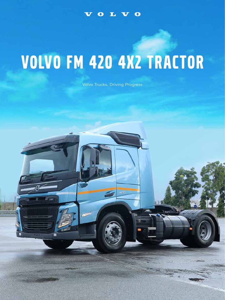 Volvo FM 420 4x2 Tractor Overview | PDF | Truck | Trailer (Vehicle)