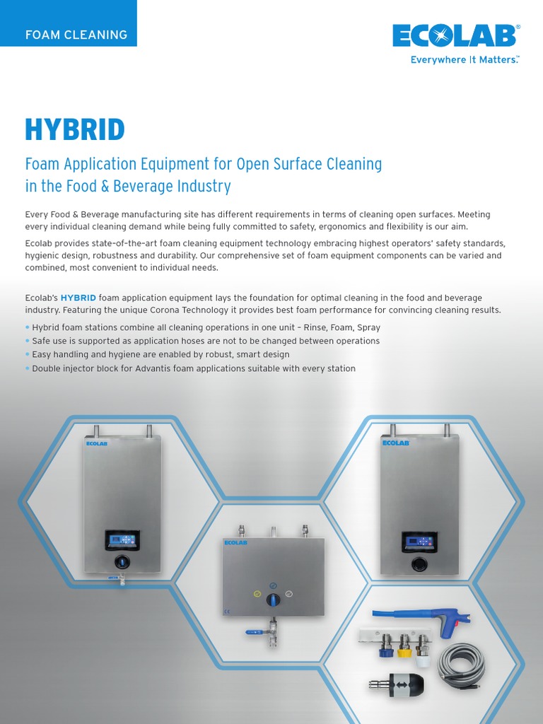 Hybrid: Foam Application Equipment For Open Surface Cleaning in The ...