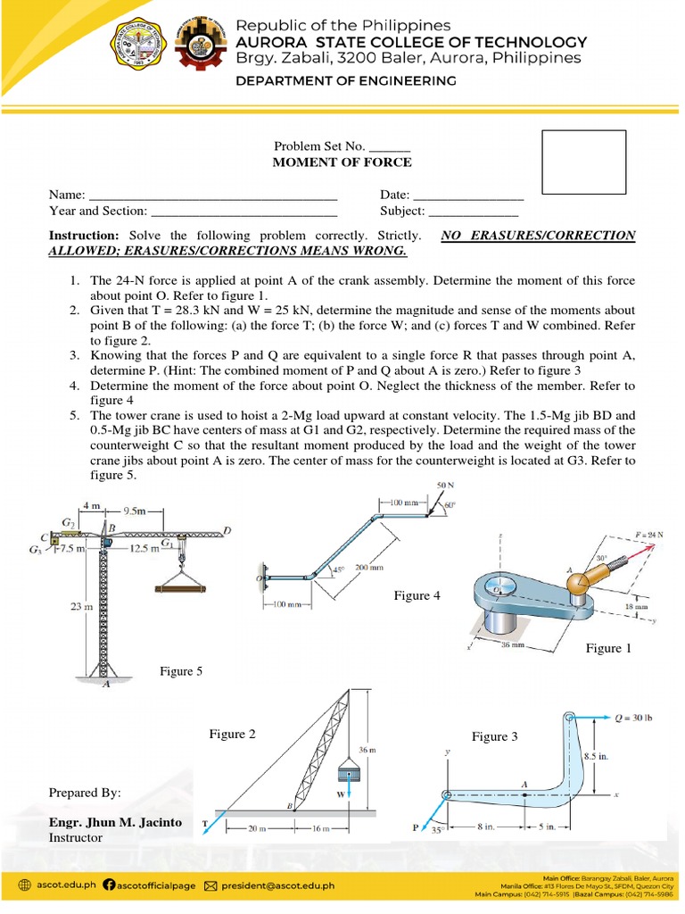 Problem Set No. 3-1 | PDF