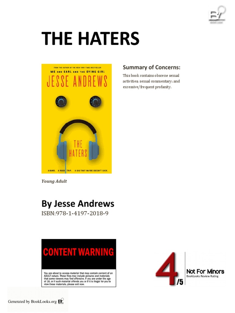 The Haters Book Looks | PDF