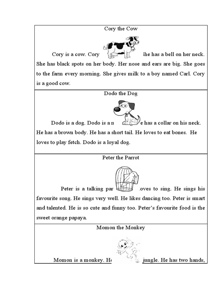 Y1 Reading | PDF | Sheep