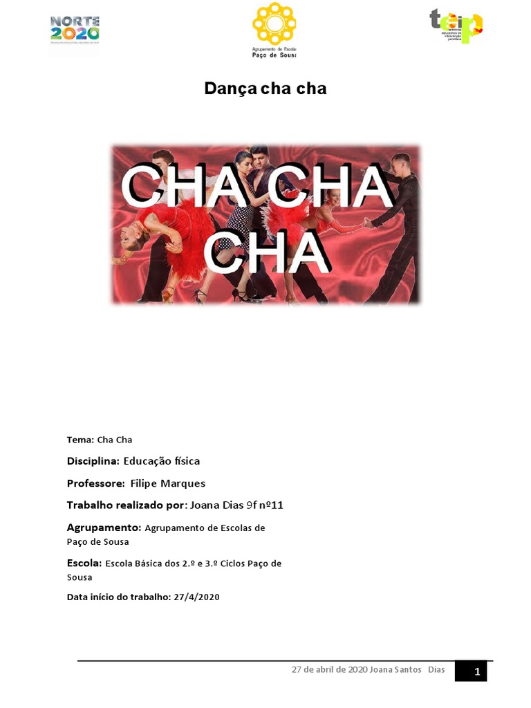 História e Passos do Cha Cha Cha | PDF
