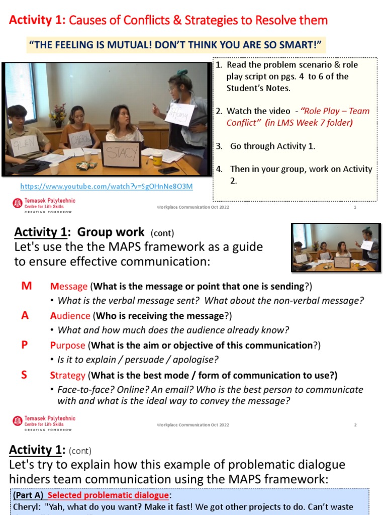EXAMPLE - Activity 1 | PDF | Communication | Cognitive Science