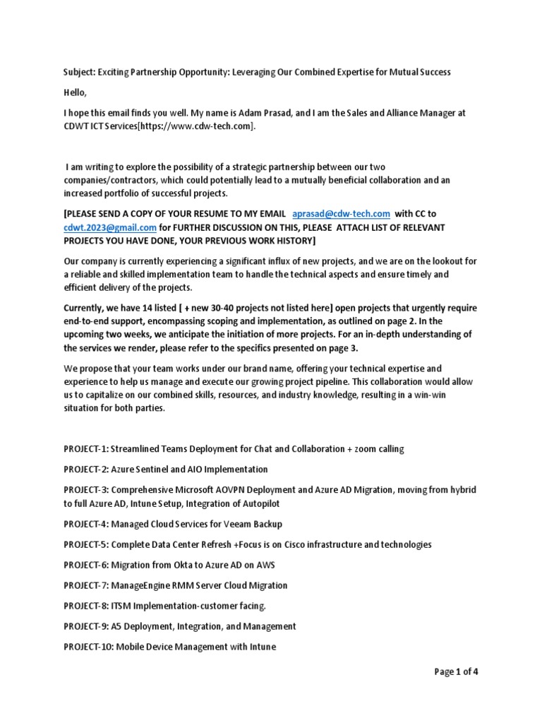 Long Term Project Based Engagements | PDF | Cloud Computing | Internet ...