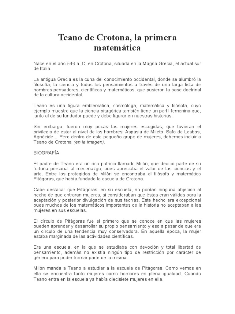 Teano | PDF | Matemáticas