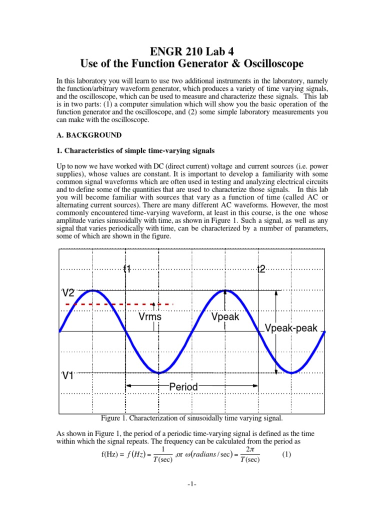 Lab 4 | PDF | Amplitude | Root Mean Square