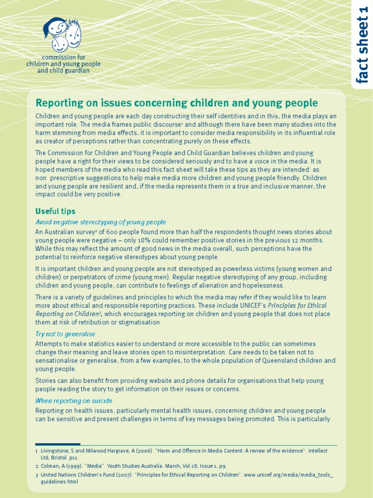 Corporate Fact Sheet1 | PDF | Child Protection | Privacy
