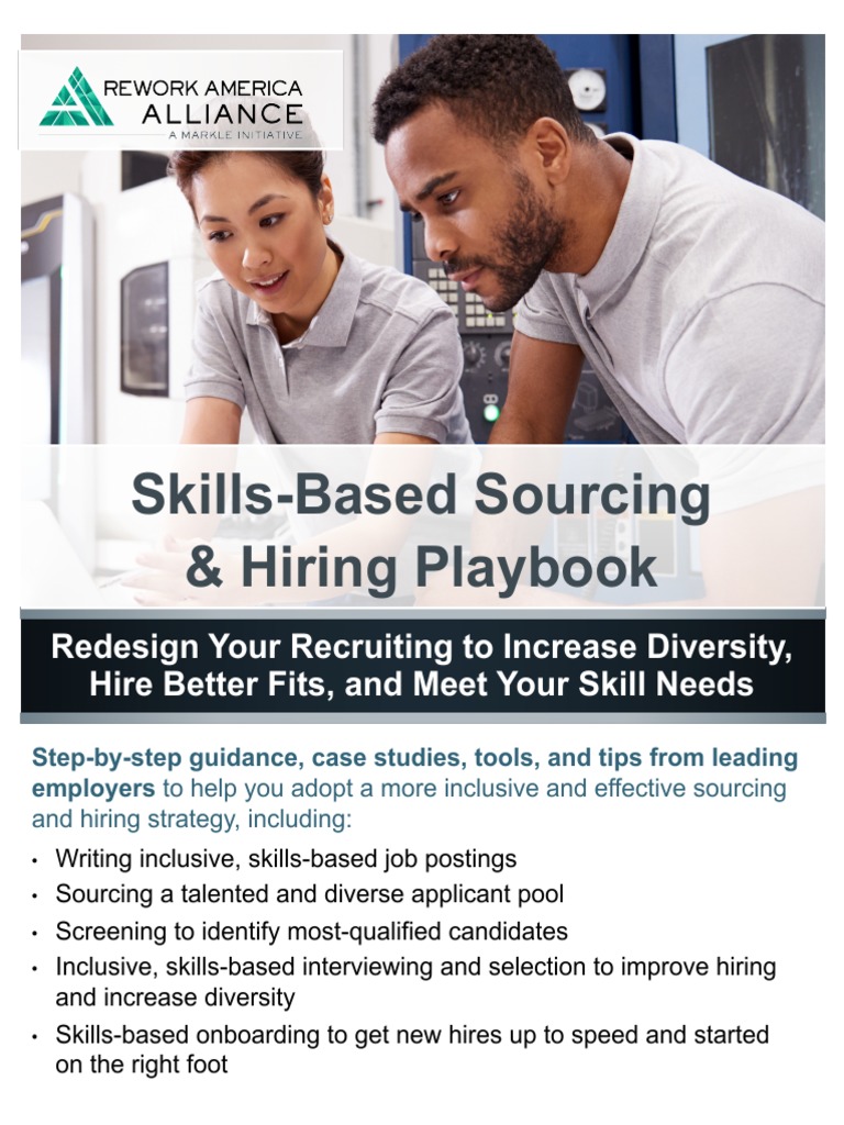 Skills Based Hiring Sourcing Hiring Playbook Download Free Pdf