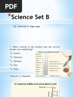 Grade 10 Science Quiz Bee 2019 | PDF | Social Science | Wellness