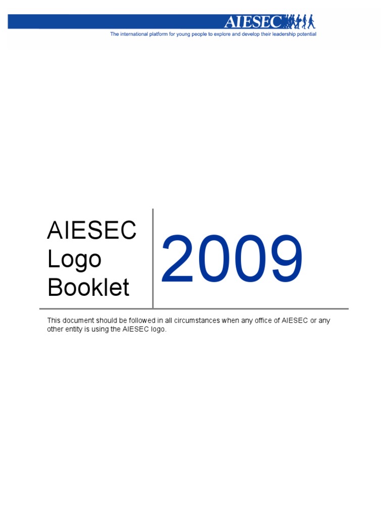AIESEC Logo Usage Guidelines 2009 | PDF | Logos | Leadership