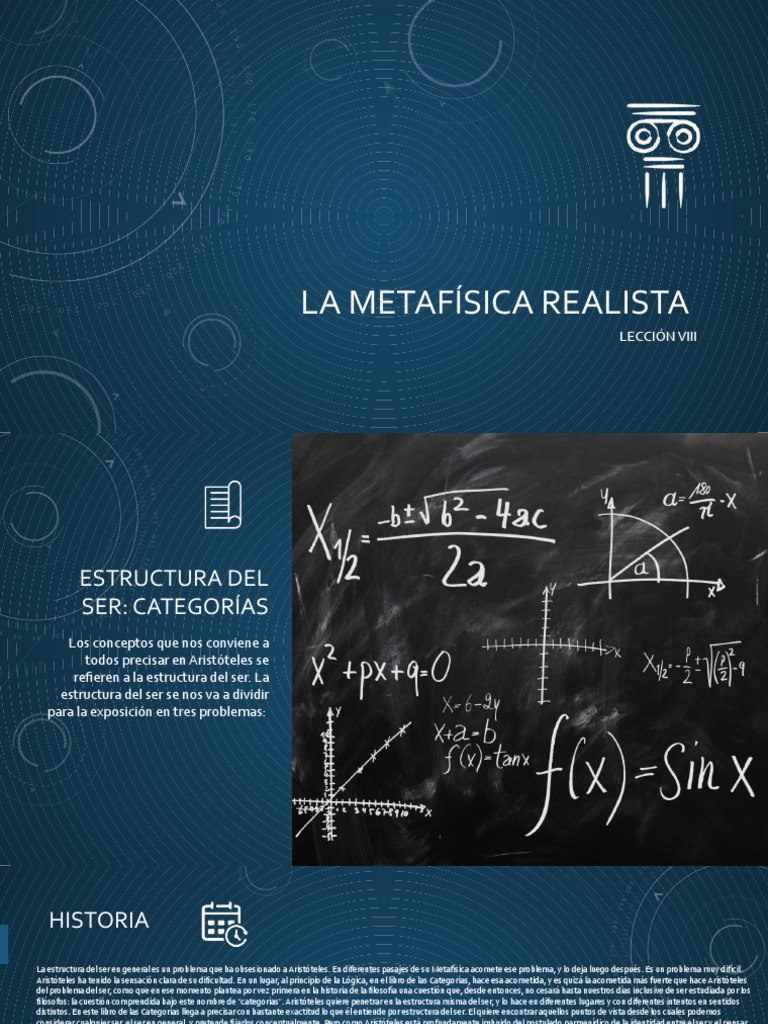 La Metafísica Realista | PDF | Teoría de sustancias | Aristóteles