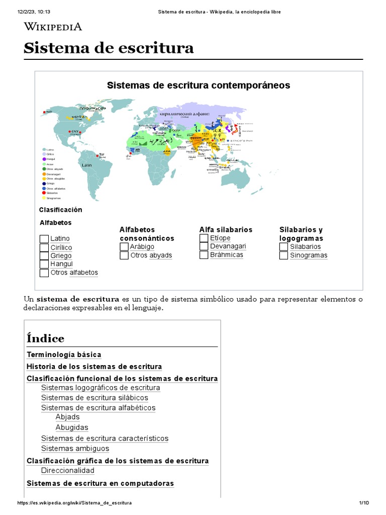 Sistema de Escritura | PDF | Escritura | Lingüística