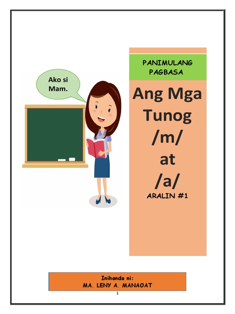Tunog M at A | PDF